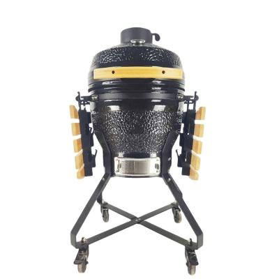 China KIMSTONE 18 Inch Kamado Barbecue Rotiserrie Chicken Rotisserie Caja China Asador for sale