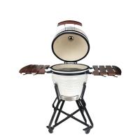 China KIMSTONE 21 Inch Homeused Barbeque Grill Outdoor Kitchen Charcoal Ceramic Kamado Griller for sale