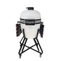 China KIMSTONE 21 Inch Homeused Barbeque Grill Outdoor Kitchen Charcoal Ceramic Kamado Griller for sale