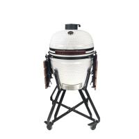 China KIMSTONE 21 Inch Kamado Grill Rotisserie Smokeless Charcoal BBQ Grill Lava Rock Barbeque Grill for sale