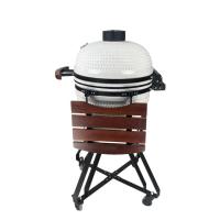 China KIMSTONE 21 Inch Kamado Grill Rotisserie Smokeless Charcoal BBQ Grill Lava Rock Barbeque Grill for sale