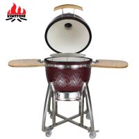 China 21 Inches KIMSTONE Outdoor Lifestyle Tandoori Kamado Ceramic Charcoal Grill for sale