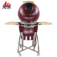 China 21 Inches KIMSTONE Outdoor Lifestyle Tandoori Kamado Ceramic Charcoal Grill for sale