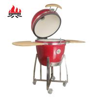 China KIMSTONE Kamado Smoker 21inch Red and Black for sale