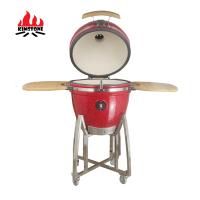 China KIMSTONE Kamado Smoker 21inch Red and Black for sale