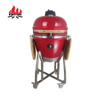China KIMSTONE Kamado Smoker 21inch Red and Black for sale