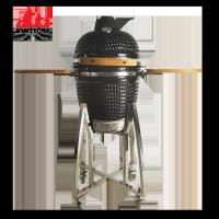 China KIMSTONE Large Grill 21 Inch Hot Selling Folding Outdoor Portable Barbecue Outdoor Charcoal Rotisserie Grill for sale
