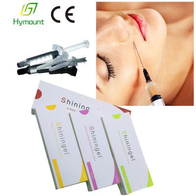 China 2ml Derm Hyaluronic Acid Dermal Fillers Bio Fermentation Lip Augmentation Injections for sale