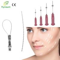 China 60mm Dissolvable Medical PDO Thread Lift Absorbable Barb Screw PCL Cog Thread for sale