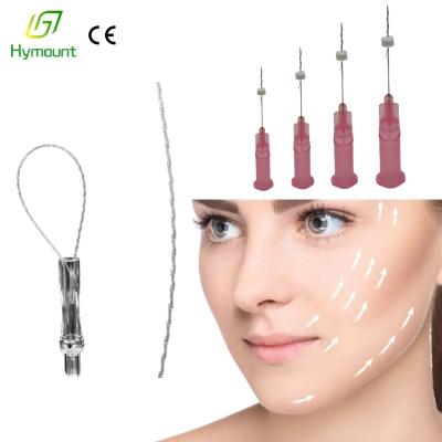 China 60mm Dissolvable Medical PDO Thread Lift Absorbable Barb Screw PCL Cog Thread for sale