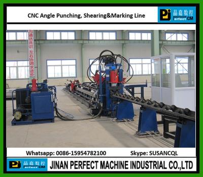 China CNC Automatic Angle Punching, Shearing&Marking Machine for sale