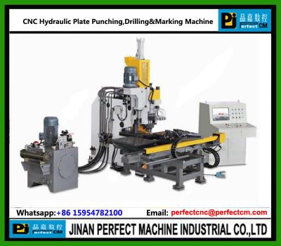 China CNC Hydraulic Plate Punching, Drilling & Marking Machine Supplier in China (PPD103) for sale