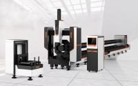 China 6KW/12KW CNC Fiber Laser Cutting Machine for Tubes,Beams&Other Irregular Steel for sale