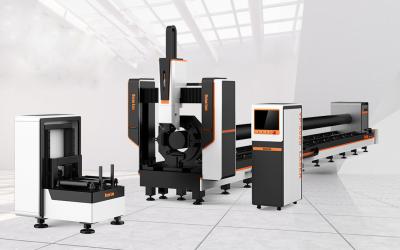 China 6KW/12KW CNC Fiber Laser Cutting Machine for Tubes,Beams&Other Irregular Steel for sale