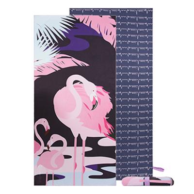 China Sandfree Microfiber Personalised Character Beach Towels Custom Beach Blankets for sale