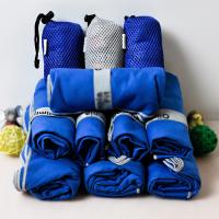 China Wholesale Quick-Dry Sweat Travel Fitness Gym  Microfiber Towel with Mesh Bag for sale