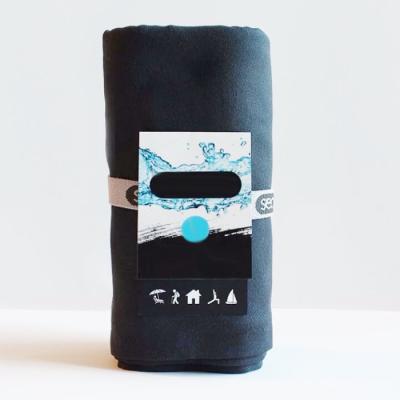China Wholesale Quick-Dry Sweat Travel Fitness  Microfiber Towel with Mesh Bag for sale