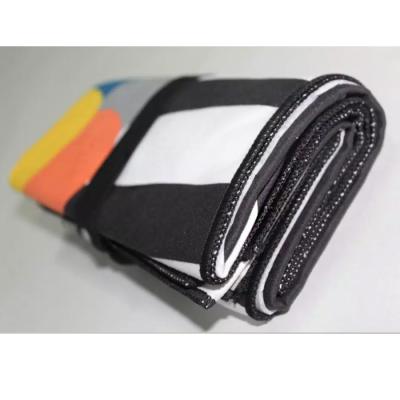 China Wholesale Custom  Sports Microfiber Suede Towel With Mesh Bag for sale