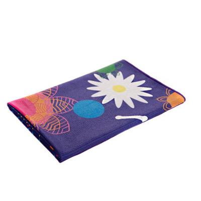 China Custom Digital Printed Quick-Dry  Fitness Gym Waffle Microfiber Sports Towel for sale