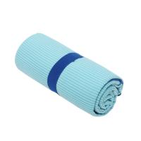 China Aquacool Quick Dry Ribbed with Round Corner Microfiber Sports Towel for sale