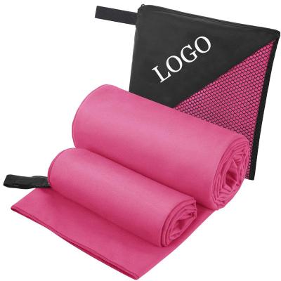 China Super Absorbent Outdoor sports Microfibre Swimming Towel Travel Packging for sale