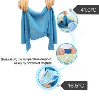 China Custom Fitness Sports Microfiber Cooling Towel For Neck 40x80 for sale