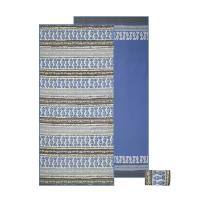 China 29x59 Inch Waffle Weave Microfiber Beach Towel Custom Printed for sale