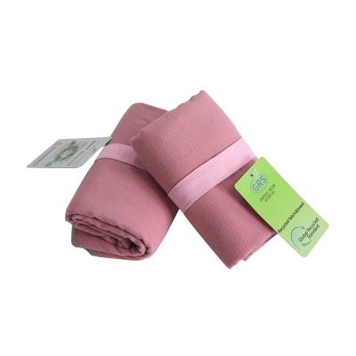China Recyled Pool Microfiber Beach Towel Bulk With Mesh Bag for sale