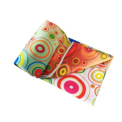China SGS Quick Dry Microfiber Keep Cool Towel For Hot Weather Custom Logo Multicolor for sale