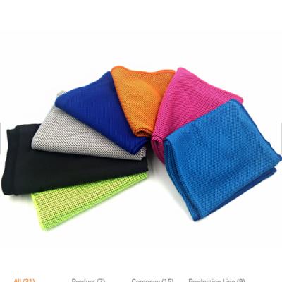 China Always Keep Cool Instant Stay Self Cooling Towel Gym Cooling microfiber sport towel for sale