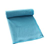 China Compact Plain Color Instant Cooling Towel Microfiber With Custom Logo Cold Ice Towel for sale