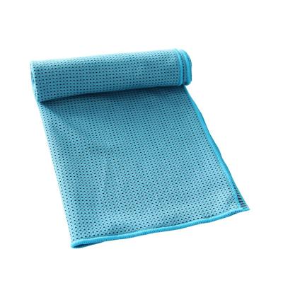 China Compact Plain Color Instant Cooling Towel Microfiber With Custom Logo Cold Ice Towel for sale