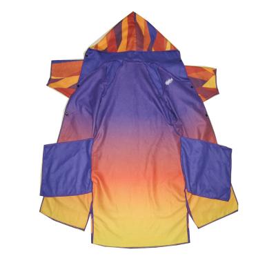 China Super Absorbent Microfiber Poncho Towel Support Custom Logo for sale