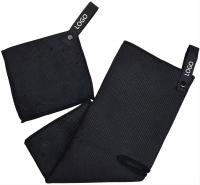 China Custom Microfiber Waffle Golf Towel With Magnetic Logo Printed for sale