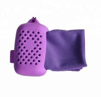 China Custom Logo Sport Microfiber Ice Cold Towel Lightweight For Instant Cool for sale