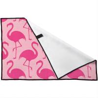 China Microfiber Polyester Printed Sublimated Golf Sports Towel Custom Logo for sale