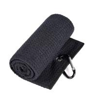 China Highly Absorbent Customized Waffle Golf Towel With Various Colors And Stain Resistant Feature for sale