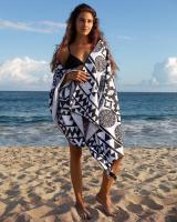 China Antibacterial Microfiber Beach Towel Soft Lightweight for sale