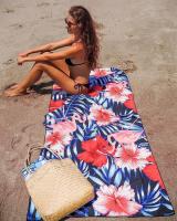China China OEM Factory Microfiber Custom Logo Print Quick Dry Beach Towel Sand Free for sale