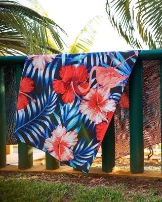 China Custom Logo Quick Dry Sand Proof sublimation Recycled Towel Microfiber Digital Print personalized Beach Towel with Logo 180cm for sale
