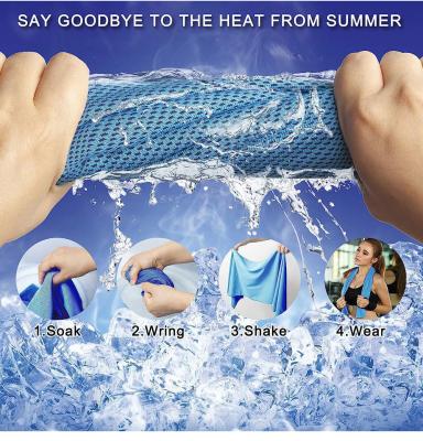 China 160GSM Lightweight Breathable Cooling Towel for Outdoor Activities for sale