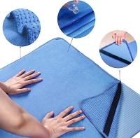 China Custom Suede Microfiber Yoga Towel 200gsm for Fitness Camping and Backpacking for sale