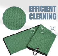 China Square Microfiber Waffle Golf Hand Towel For Superior Performance for sale