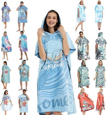 China Solid Color Microfiber Poncho The Ultimate Protection for Rainy Days for sale