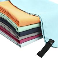 China Durable Microfiber Sports Suede Towel With Custom Logo for sale