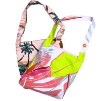 China Custom Printed Sand Free Recycled Microfiber Beach Towel Bag New Design for sale