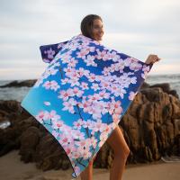 China Custom Printed Sand Free Microfiber Pool Swim Towel Camping Blanket Quick Dry Microfiber Beach Towel for sale