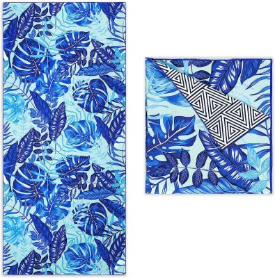 China Luxury Designer Extra Large Sand Free Eco-friendly Bamboo Cotton Beach Towels Oversized Beach Blanket for sale