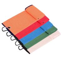 China Custom Printed Microfiber Golf Waffle Towel With Embroidery Logo for sale