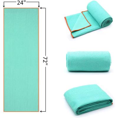 China Yoga Mat Towel Pvc Dotd Microfiber Yoga Towel With Pouch Gym Towel Pattern for sale